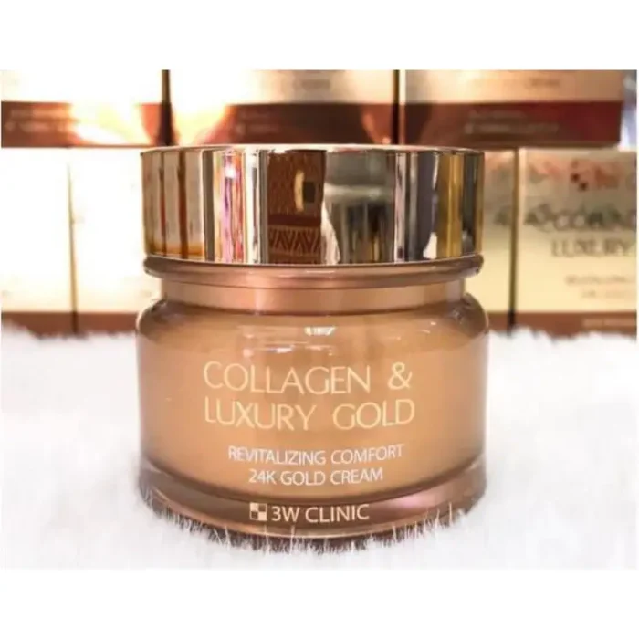 3W Clinic Collagen & Luxury Gold 24K Gold Cream