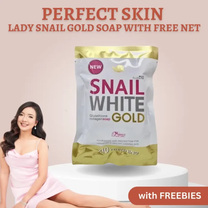 Perfect Skin Lady Snail White Gold Glutathione Collagen Soap